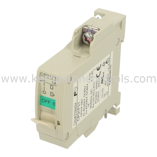 Fuji CP31FI/1 FUJI CIRCUIT PROTECTOR, SINGLE POLE, 1 AMP | Kempston Controls