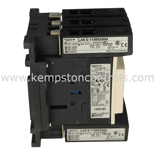 Schneider LC1D115F7 SCHNEIDER CONTACTOR 115A 3P 1NO+1NC 110VAC ...