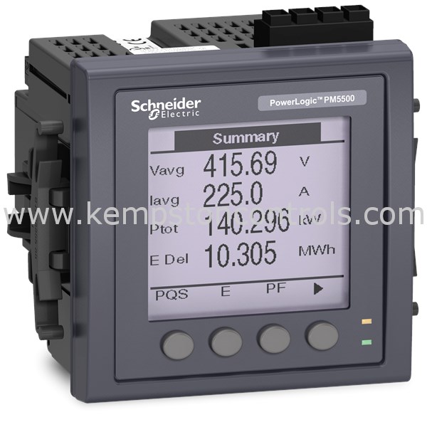 Schneider METSEPM5560 SCHNEIDER POWER LOGIC PM5560 METER, 2 ETHERNET ...