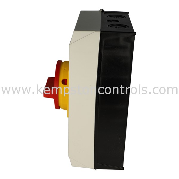 Moeller P3-63/I4/SVB/HI11 MOELLER MAIN SWITCH, +HOUSING, 3 POLE + 1NO + 1NC, 63A, RED YELLOW ...