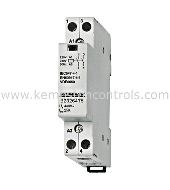 Schrack BZ326475 SCHRACK MODULAR CONTACTOR, 25A, 2 NO, 230VAC, 1MW ...