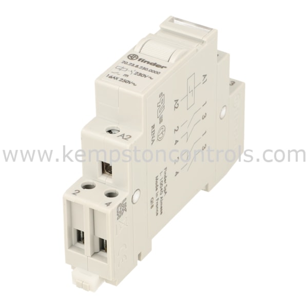 Finder 20.23.8.230.0000 FINDER STEP RELAY, DOUBLE PHASE SWITCH 1NO+1NC ...