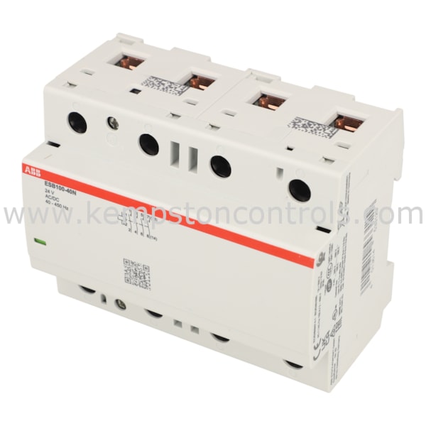 ABB 1SAE661111R0140 ABB INSTALLATION CONTACTOR, ESB100-40N-01, 24V, 400VAC, 100A, 4NO, 4 POLES ...