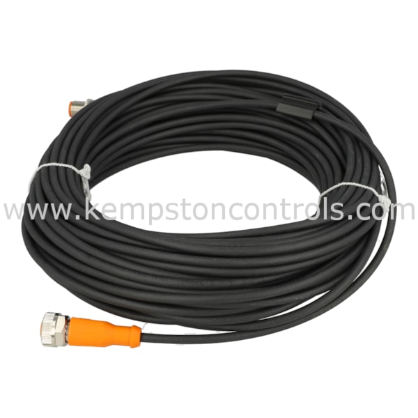 IFM EVC118 IFM, JUMPER CABLE, M12 STR MALE, M12 STR FEMALE, 4 CORE, PUR, 20M ...