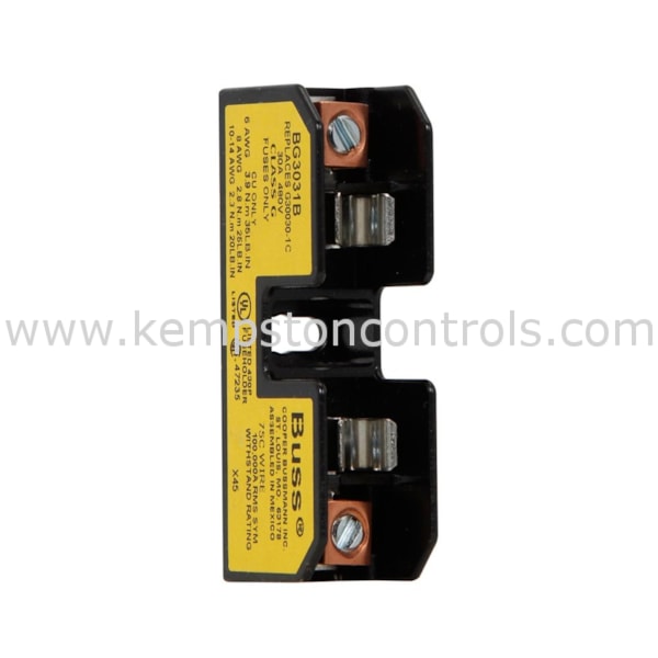Bussmann BG3031B BUSSMANN SERIES BG OPEN FUSE BLOCK, 25-30 A, SINGLE ...