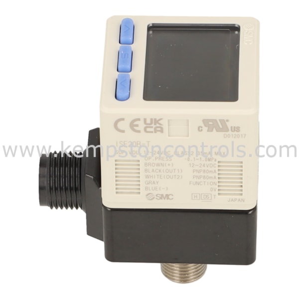 SMC ISE20B-T-01-S SMC DIGITAL PRESSURE SWITCH, M12 CONNECTOR | Kempston ...