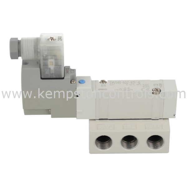 SMC SY5140-5DZ-02F-Q SMC SOLENOID VALVE, 24VDC, 1/4 BASE MOUNTED | Kempston Controls
