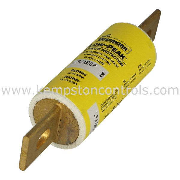 Bussmann LPJ-80SP BUSSMANN DUAL-ELEMENT, TIME-DELAY FUSE, 80A, 600V, 19 ...