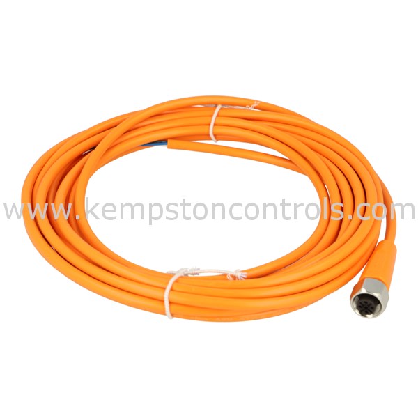 IFM EVT001 IFM CONNECTOR CABLE, M12, FEMALE, STRAIGHT, 4 PIN, 5M ORANGE ...
