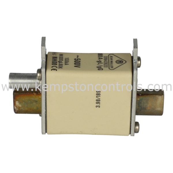 Jean Moeller M000GL80K JEAN MULLER FUSELINK, NH000, 80A, 500V, GL/GG W ...