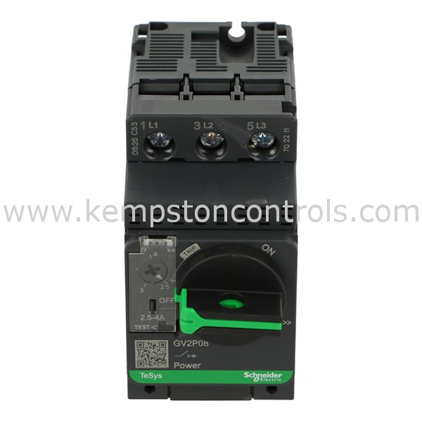 Schneider GV2P08 SCHNEIDER MOTOR CIRCUIT BREAKER | Kempston Controls