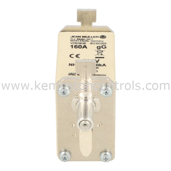 Jean Moeller N5014913 JEAN MOELLER NH FUSE LINKS, 160A, GG, 500V, NH00 ...