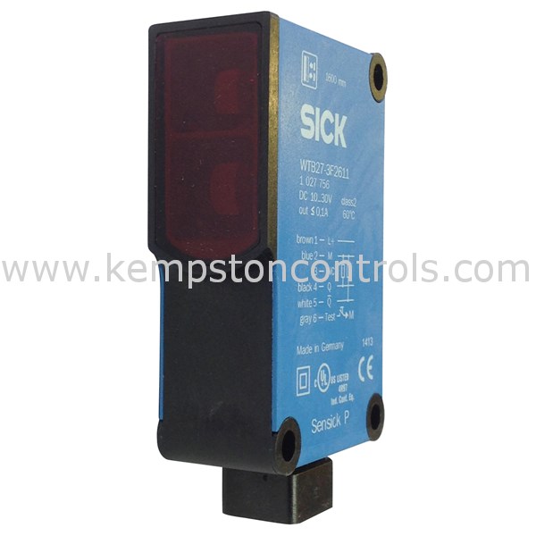 Sick WTB27-3F2611 PHOTOELECTRIC SENSOR, DIFFUSE, BACKGROUND SUPPESSION ...