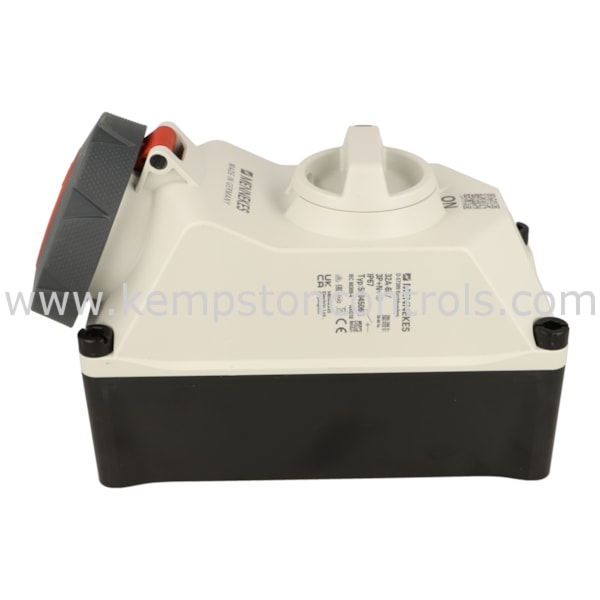 Mennekes 5604506G MENNEKES WALL MOUNTED SOCKET, RED, MECHANICAL DUO ...