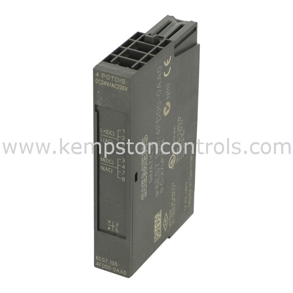 Siemens 6ES7138-4FD00-0AA0 SIEMENS ET 200S POTENTIAL DISTR. MODULE 4 ...