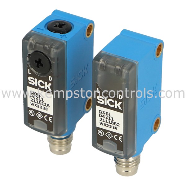 Sick GSE6L-P4211 SICK THROUGHBEAM PHOTOELECTIC SENSOR, SN 40M, 10V-30VDC, 2DO, PNP, 1000HZ, MALE ...