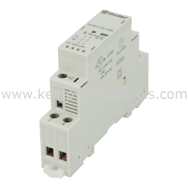 Finder 22.32.0.120.1520 FINDER MODULAR CONTACTOR, 110-125V, 2P, 25A ...