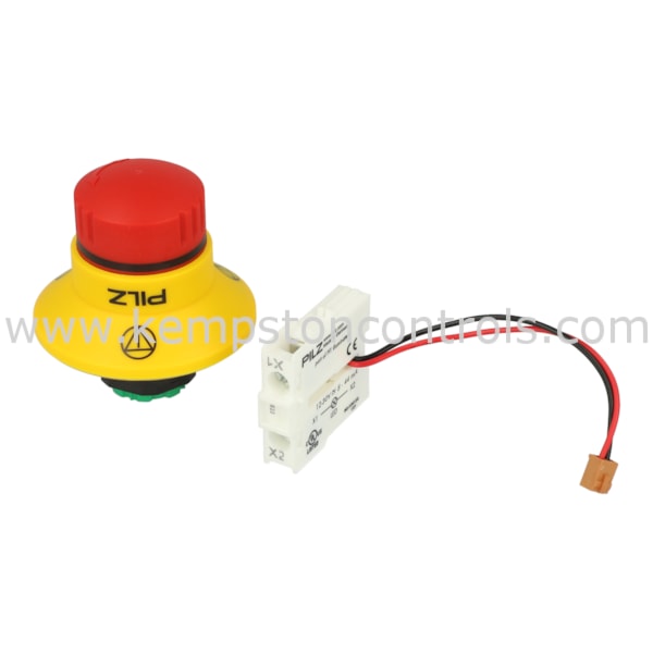 Pilz PIT es3s PILZ ILLUMINATED E-STOP PUSH BUTTON, 12-30VAC/DC, RED ...