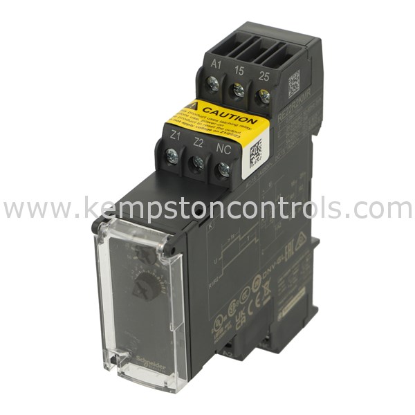 Schneider RE22R2KMR SCHNEIDER DIN RAIL SINGLE FUNCTION TIMER RELAY, 24 ...