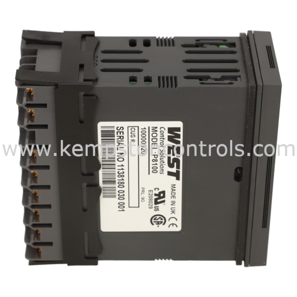 West P81002000002010 WEST TEMPERATURE CONTROLLER, 1/8 DIN, TC INPUT, 2 ...