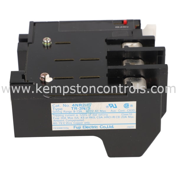 Fuji TR3N3-9 FUJI TR3N/3 9-13A THERMAL OVERLOAD RELAY | Kempston Controls