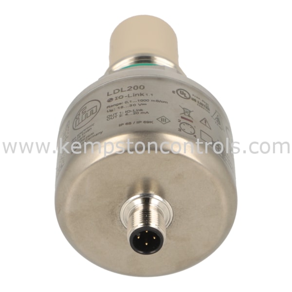 IFM LDL200 IFM INDUCTIVE CONDUCTIVITY SENSOR, G1 EXTERNAL THREAD, 18 ...