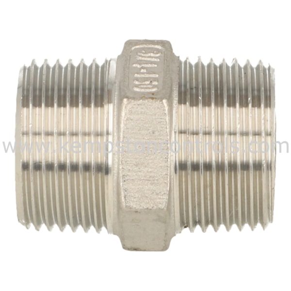 Other HN12 NERO PIPELINE 3/4" BSPT M/M HEX NIPPLE 150LB 316SS | Kempston Controls