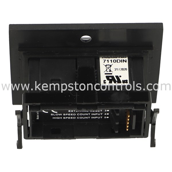 Trumeter 7110DIN TRUMETER 8 DIGIT LCD SELF POWERED COUNTER, OPTIONAL 5V ...