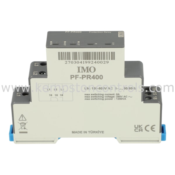 IMO PF-PR400 IMO VOLTAGE MONITORING, 3-PHASE, 400VAC, 2 CO | Kempston ...
