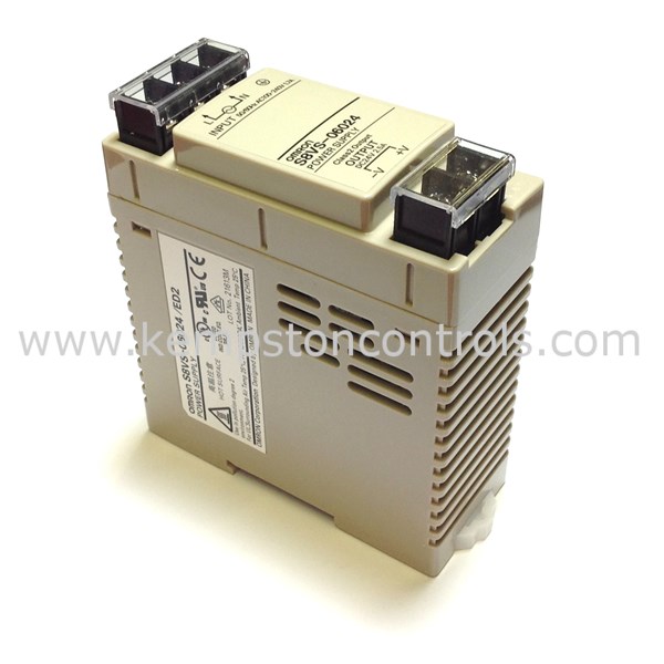 Omron S8VS-06024 POWER SUPPLY, 2.5A OUTPUT, 100-240VAC INPUT, 60W, 24VDC, DIN RAIL MOUNTING ...