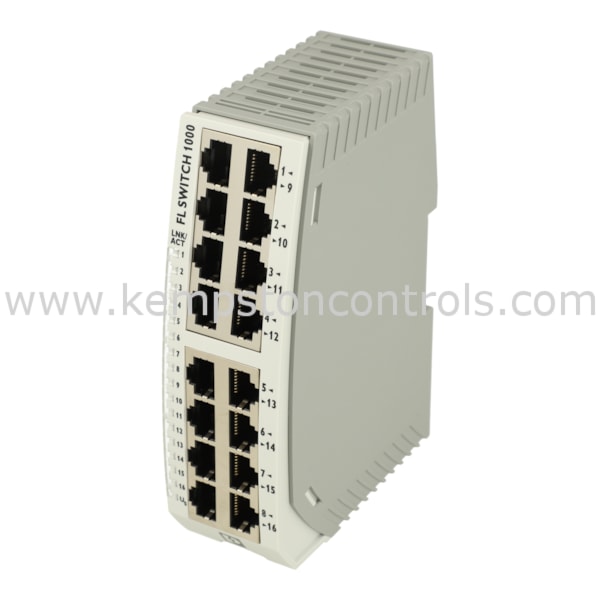 Phoenix 1085255 PHOENIX INDUSTRIAL ETHERNET SWITCH, SIXTEEN RJ45 PORTS ...