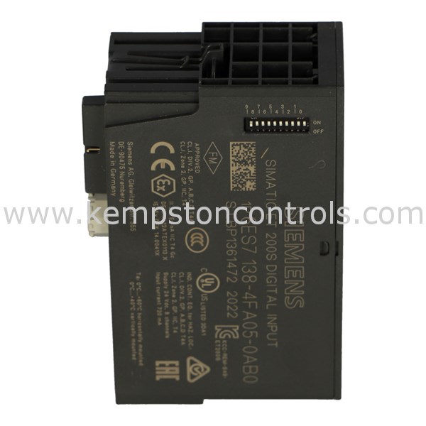 Siemens 6ES7138-4FA05-0AB0 SIEMENS SIMATIC DP, ELECTRON. MODULE F ...