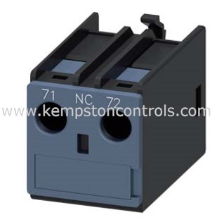 Siemens 3RH2911-1AA01 SIEMENS AUX.SWITCH BLOCK,FRONT,1NC, CURR.PATH: 1 | Kempston Controls