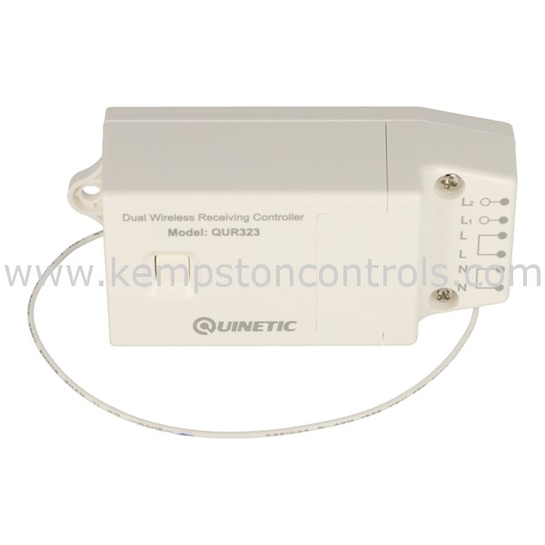 Quinetic QU R323 QUINETIC WIRELESS DUAL SWITCH RECEIVER, 6 AMP, RANGE ...
