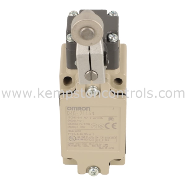 Omron D4B-2115N OMRON LIMIT SWITCH, ROLLER LEVER, SPDB NO/NC, SNAP ...