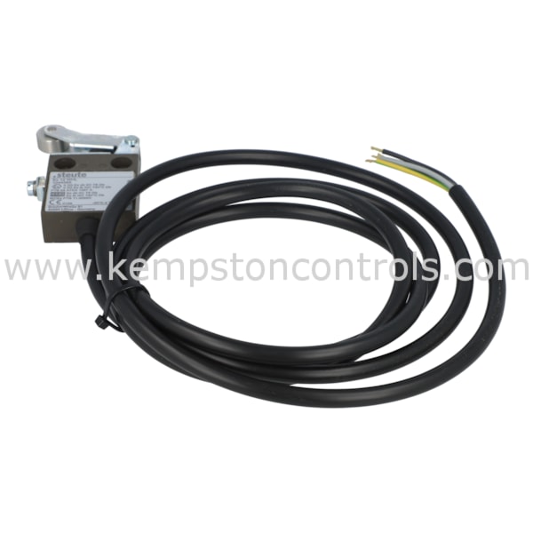 Steute EX 12 WHL-2M STEUTE EX POSITION SWITCH, METAL ROLLER, SNAP ACTION, SILVER, 2M CABLE ...