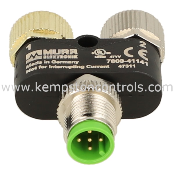 MURR 7000-41141-0000000 MURR T COUPLER M12 MALE / M12 FEMALE 0 ...