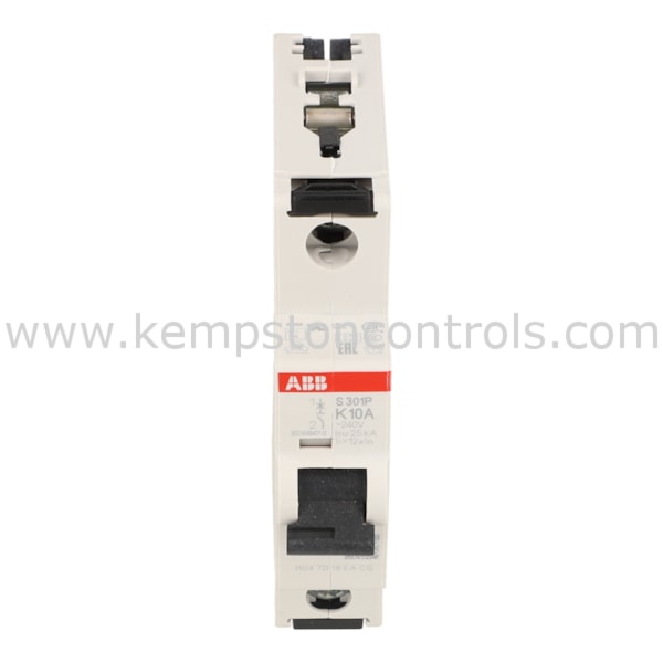 ABB 2CDS381001R0427 ABB S301P-K10 MINIATURE CIRCUIT BREAKER, 1P, K, 10A, SCREW TERMINALS ...