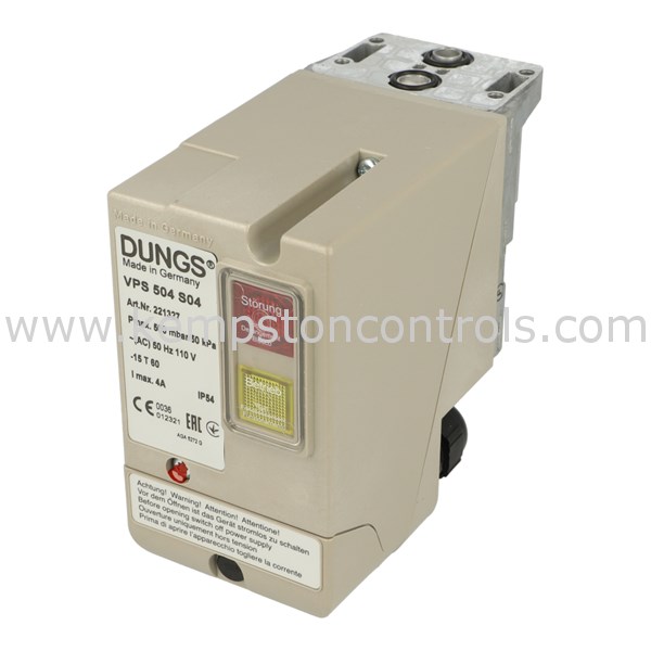 Dungs VPS 504 S04 110VAC DUNGS C21665N VPS 504 VALVE PROVING SYSTEMS ...