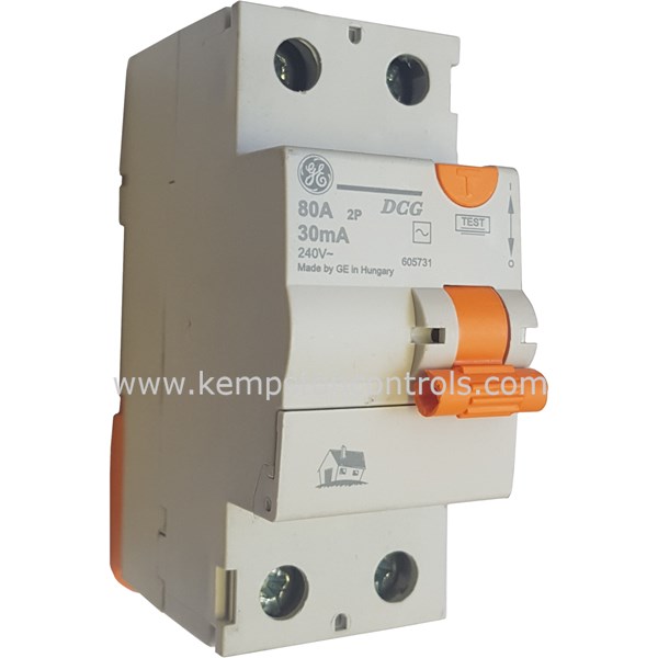 GE DCG280/030 RCCB/DCG AC/2 80/0,03 CU//633-DMS CONSUMER UNIT 2 POLE ...