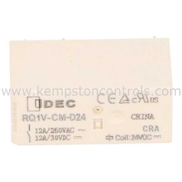 IDEC RQ1V-CM-D24 IDEC RELAY, PCB, SPDT, 12A, 24VDC | Kempston Controls