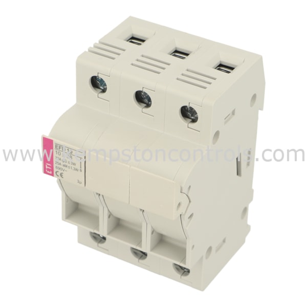 ETI EFD 10 3P ETI FUSE HOLDER, TRIPLE POLE, 10X38MM, 690V, 32A | Kempston Controls