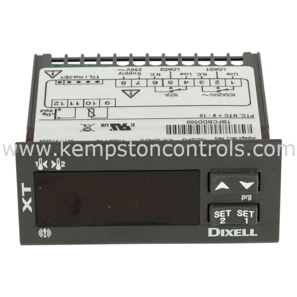 Dixell XT120C 230V DIXELL UNIVERSAL CONTROLLER, 230V, PTC/NTC, DISPLAY WITH RED LED (10,5MM HIGH ...