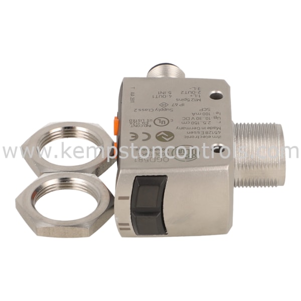 IFM OGD581 IFM PHOTOELECTRIC DISTANCE SENSOR, RECTANGULAR WITH M18 ...