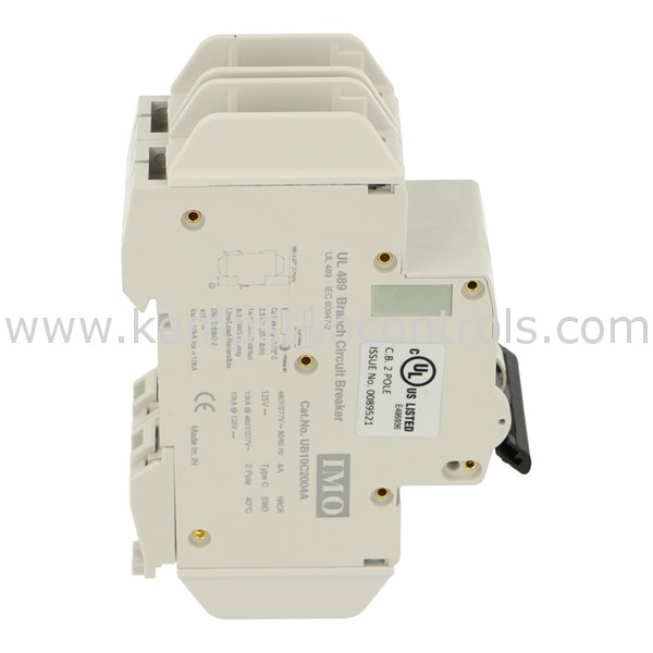 IMO UB10C2004A IMO MCB UL489 2 POLE 4A C CURVE | Kempston Controls