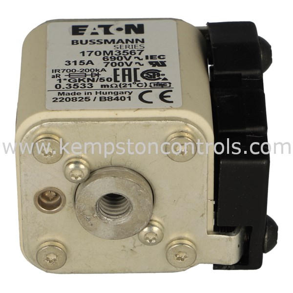 Bussmann 170M3567 BUSSMANN FUSE 315A 690V 1*GKN/50 AR UC | Kempston ...
