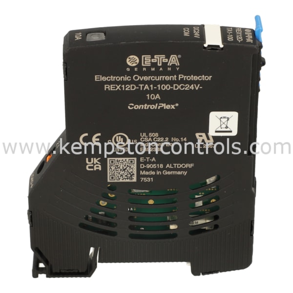 E-T-A Engineering Technology REX12D-TA1-100-DC24V-10A E-T-A ELECTRONIC CIRCUIT PROTECTOR WITH PT ...