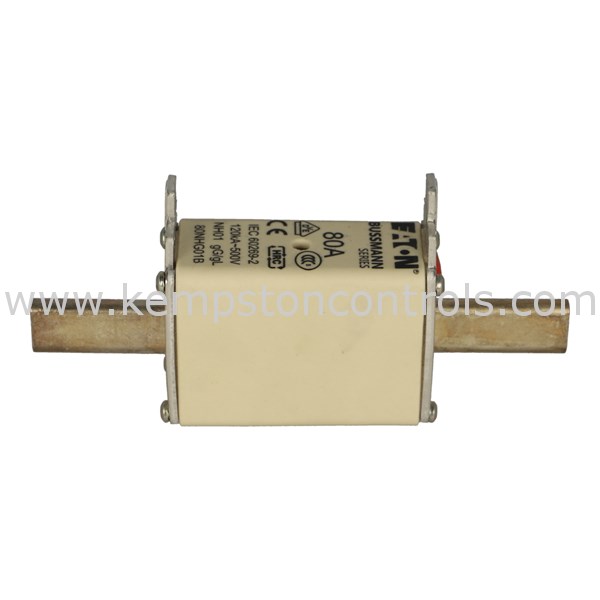 Bussmann 80NHG01B NH FUSE, 80A, 500V, GG/GL, SIZE 01, FUSE-LINK, LV ...