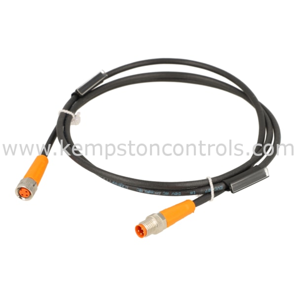 IFM EVC307 IFM VDOGF030MSS0001H03STGF040MSS, JUMPER CABLE M8 FEMALE STR 3-PIN TO M8 MALE STR 4 ...