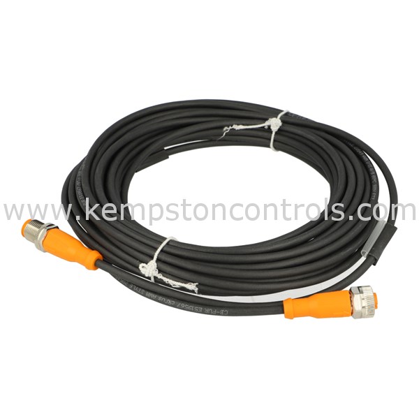 IFM EVC108 IFM CONNECTION CABLE, M12X1 MALE, STRAIGHT, M12X1 FEMALE ...